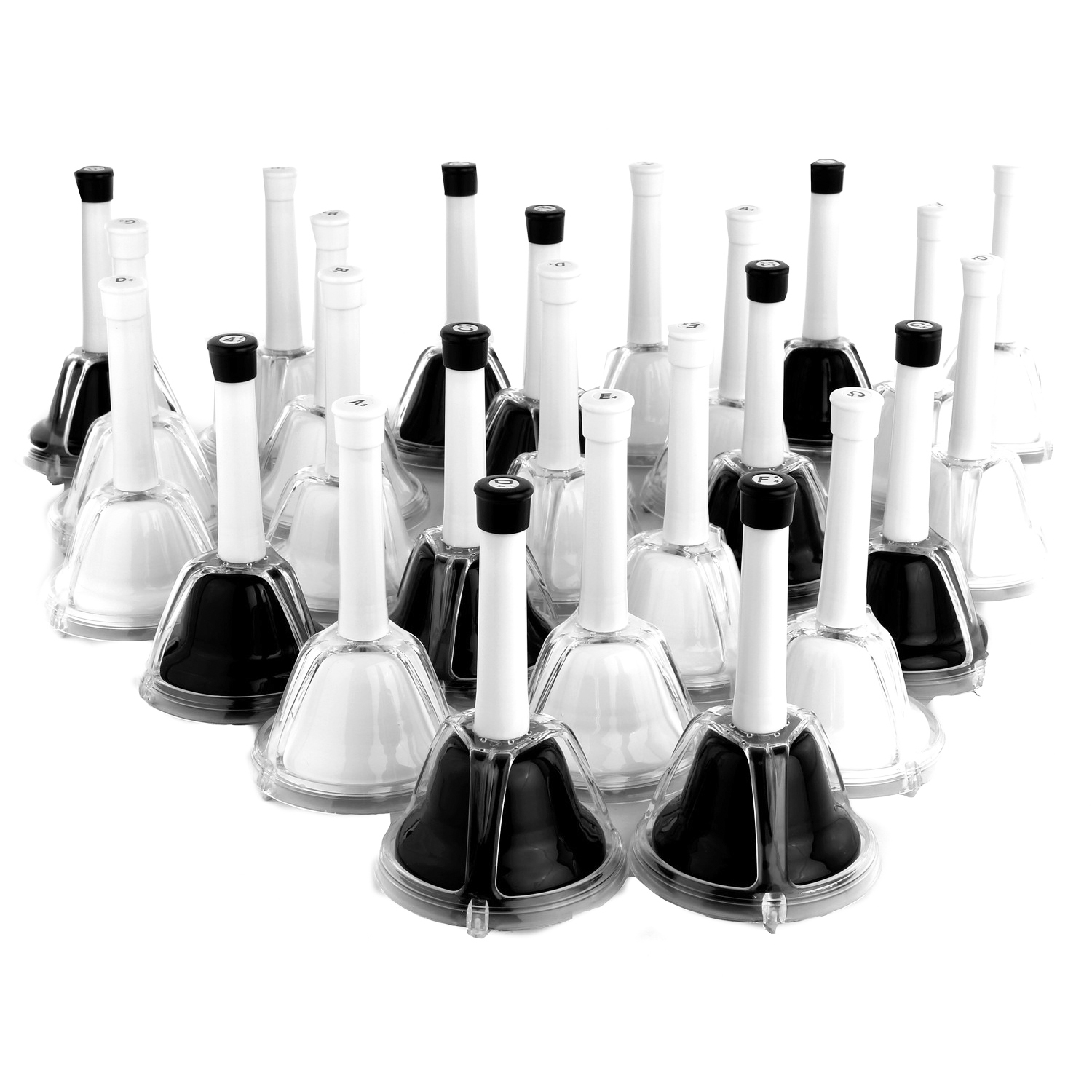 Håndbjellesett Hau-Sheng HFC-625BW, Kromatisk G5-G7 (G59-G83) 25 Stk ...