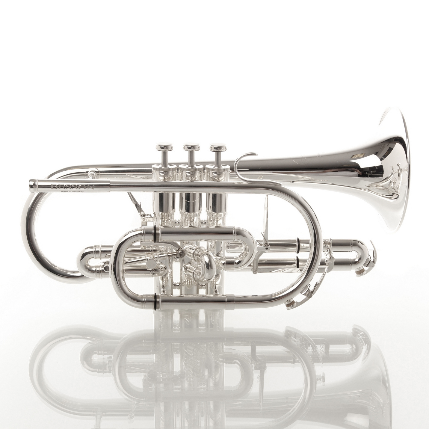 Kornett Bb Besson 928GT-2-0 Sovereign, Forsølvet|Musikk-Miljø