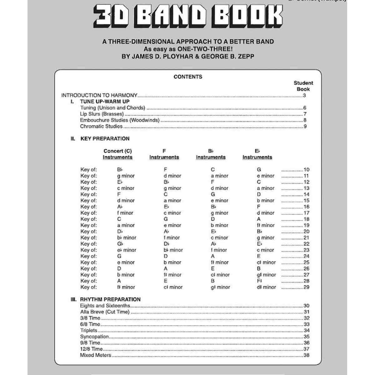 3D Band Book Trumpet, Ployhar/Zepp|Musikk-Miljø