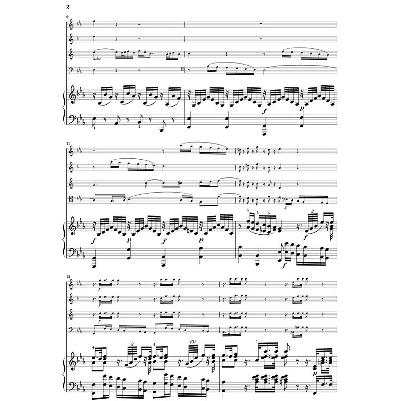 Quintet E flat major K. 452 for Piano, Oboe, Clarinet, Horn and Bassoon ...